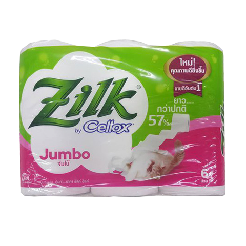 Zilk Jumbo Toilet Tissue 6Rolls | Villa Market