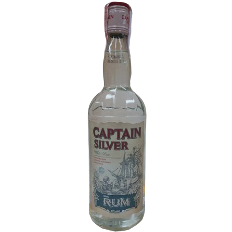 Captain Sliver Light & White Rum 700ml - Villa Market