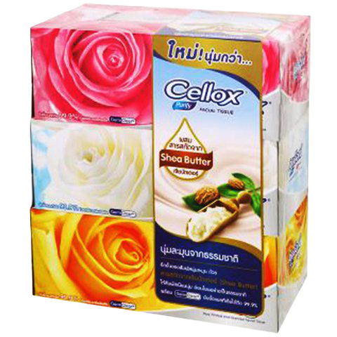 Cellox Rosy Facial Tissue 3 x 150s | Villa Market