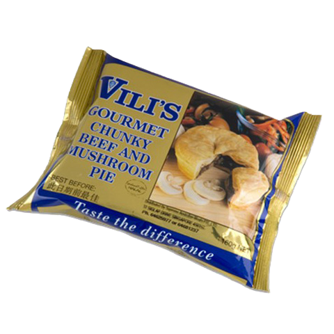 Vili's Chunky Beef & Mushroom Pie 160g | Villa Market