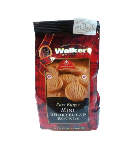 Walkers Mini Shortbread Rounds 125g | Villa Market
