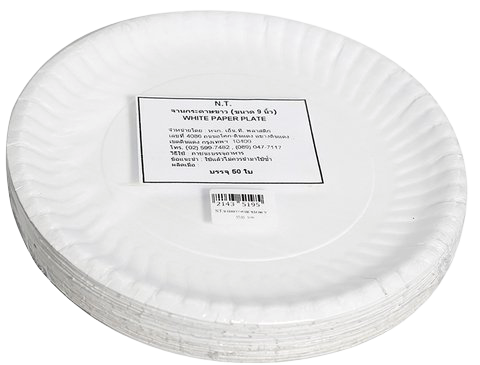 N.T. Paper Plate 9inch 50Pcs - Villa Market
