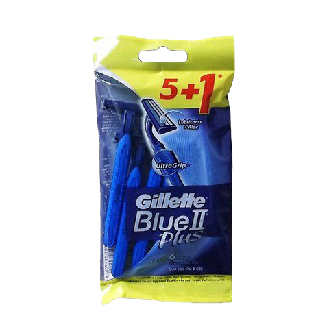 Gillette Blue Ii Plus 5+1 6Pcs - Villa Market