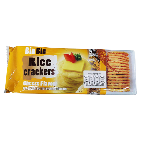 Bin Bin Rice Crackers Cheese 100g - Villa Market