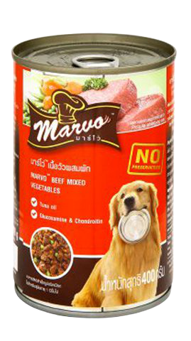 Marvo Beef Mixed Vegetable Dog Food 400g | Villa Market