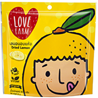 Love Farm Dried Golden Lemon 30g - Villa Market