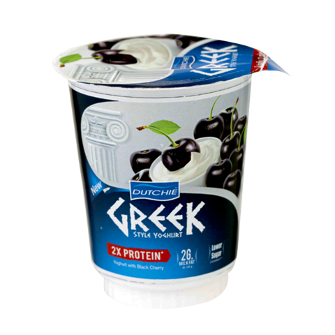 Dutchie Greek Style Yogurt with Black Cherry 120g - Villa Market