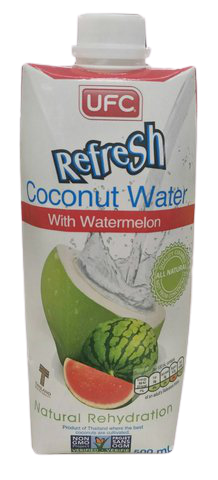 Ufc Coconut Water Mixed Watermelon Juice 500ml | Villa Market