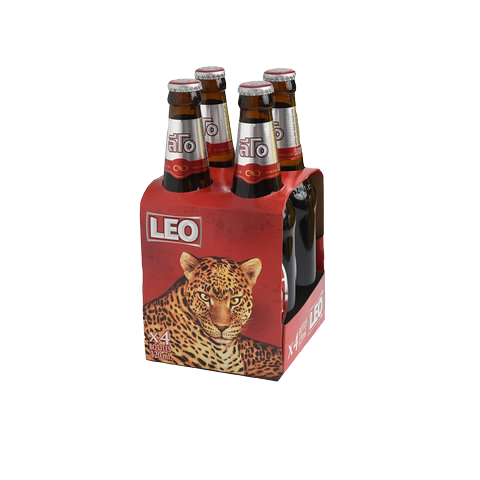 Leo Beer Bottle 4 x 320ml | Villa Market