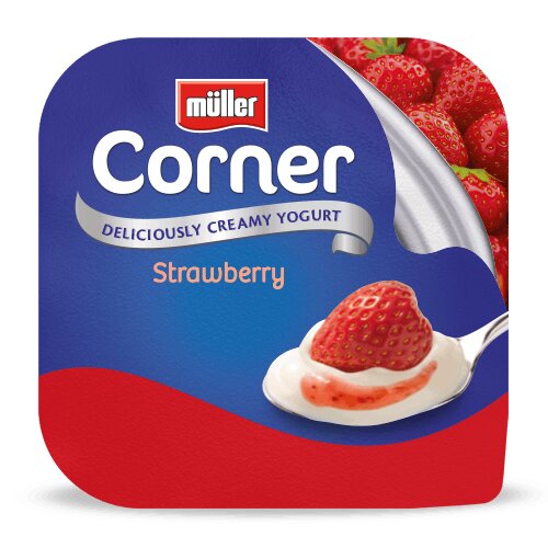 Muller Corner Yogurt Strawberry 135g - Villa Market