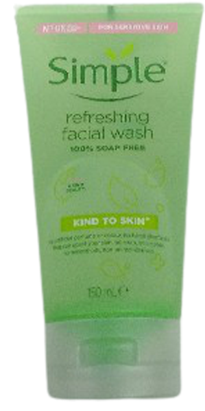 Simple Refreshing Facial Wash Gel 150ml | Villa Market