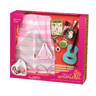 Our Generation Set Mini Teepee Play 1Set | Villa Market