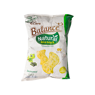 4care Balance Organic Rice Snack Seaweed 25g | Villa Market