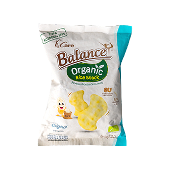 4care Balance Organic Rice Snack Original 25g | Villa Market