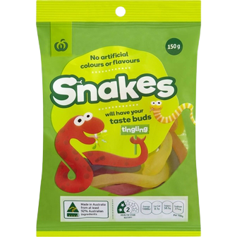 Woolworths Snakes 150g - Villa Market