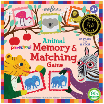 Eeboo Animal (3ed) Pr-Sch Game 1Set | Villa Market