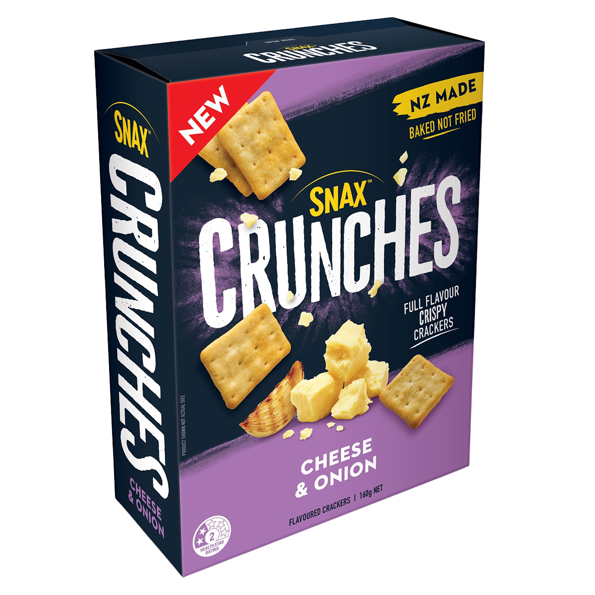 Snax Crackers Cheese & Onion 160g - Villa Market