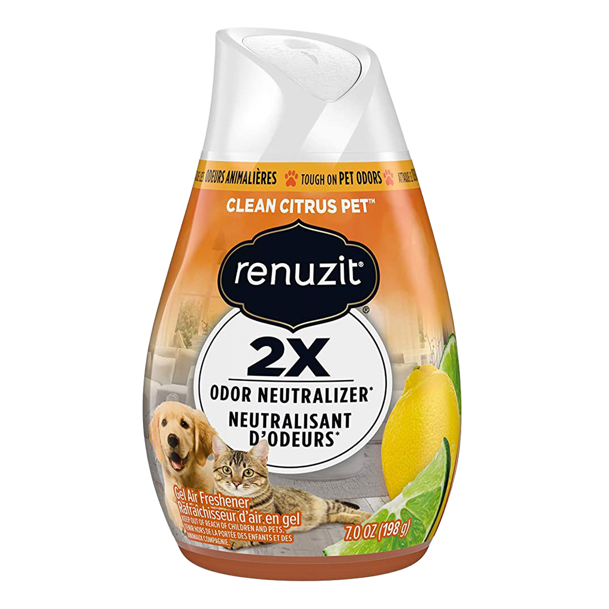 Renuzit Clean Citrus Air Refreshener Gel 1Pc | Villa Market