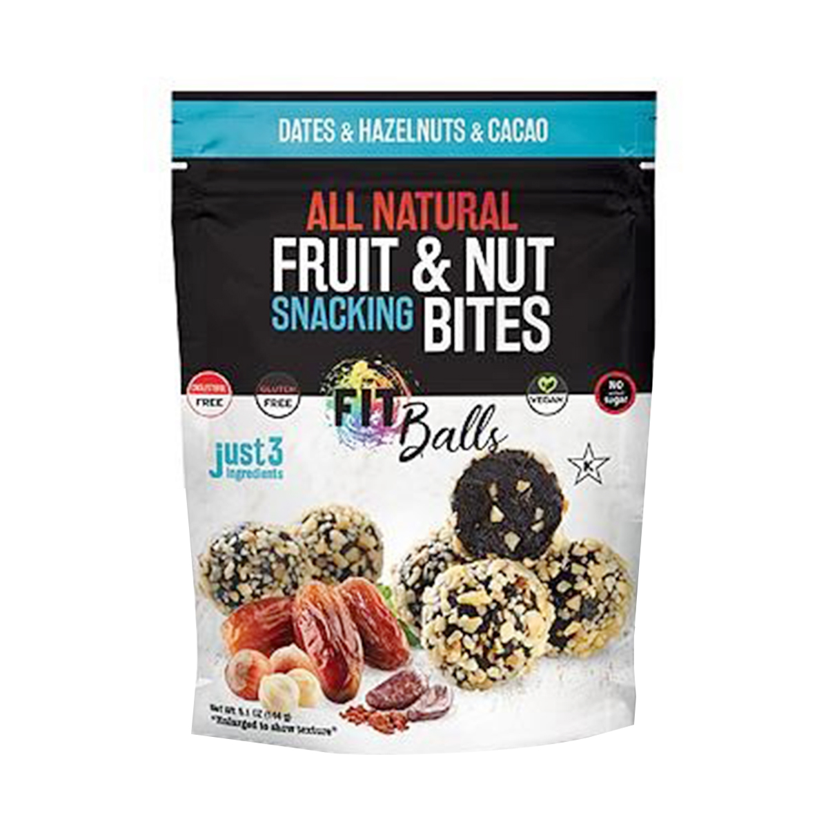 Nature's Wild Fitballs Dates Hazelnuts Cacao 144g | Villa Market