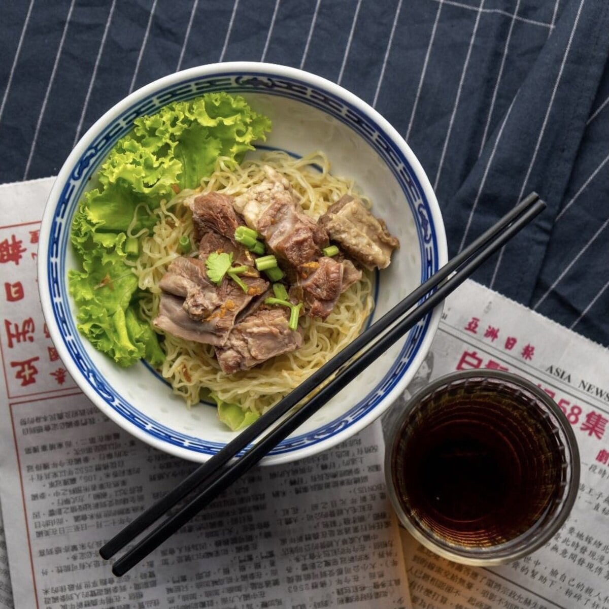 Yih-Sahp-Luhk Egg Noodle With Braised Beef 300g - Villa Market