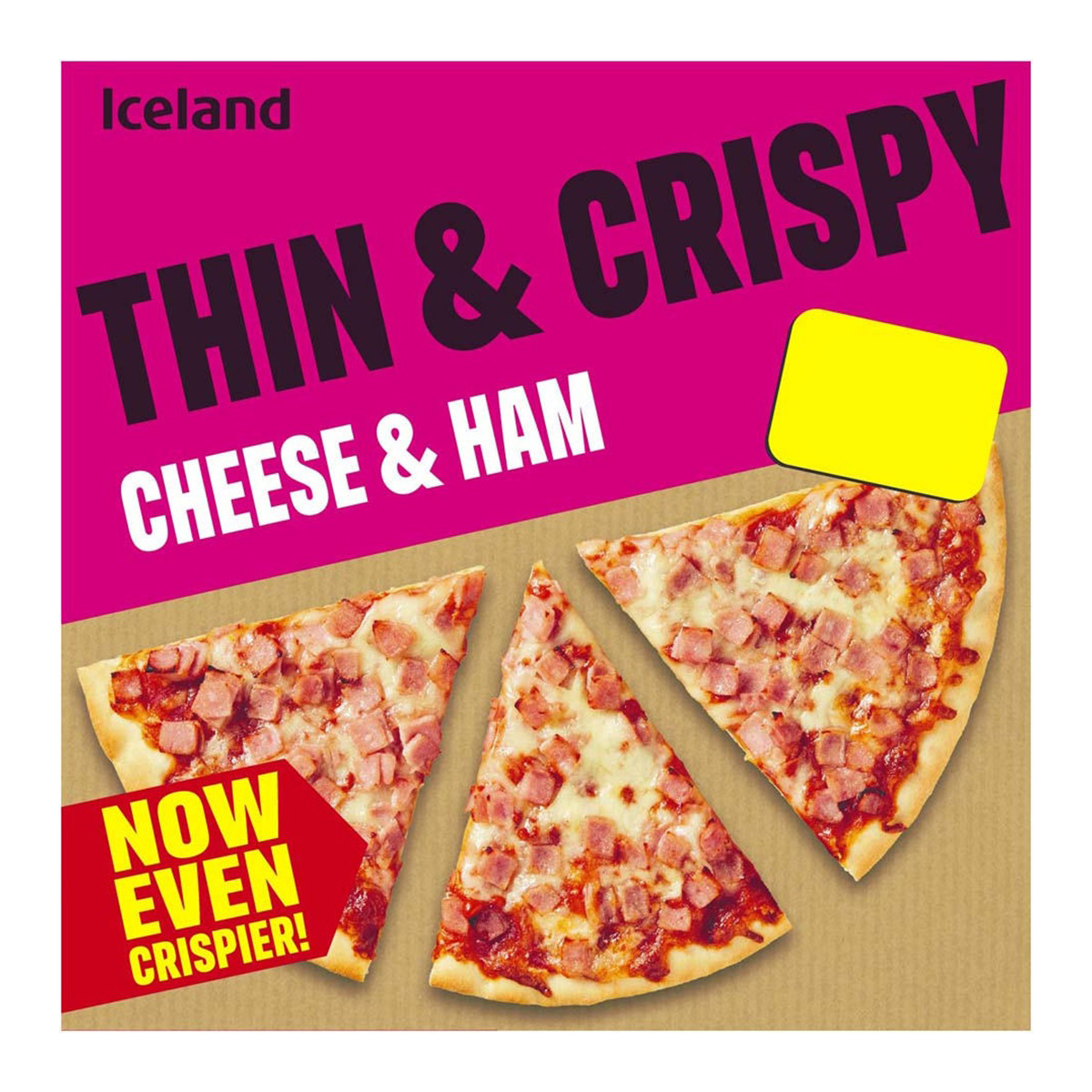 Iceland Thin & Crispy Cheese & Ham 324g | Villa Market