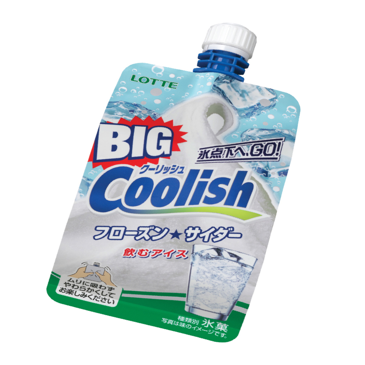 Lotte Big Coolish Frozen Lemon Cider 200ml | Villa Market