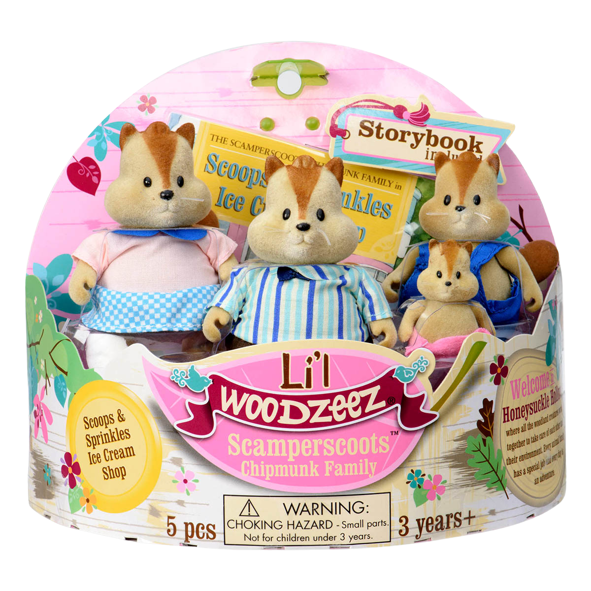 Lil Woodzeez Chipmunk Family 1Pk | Villa Market