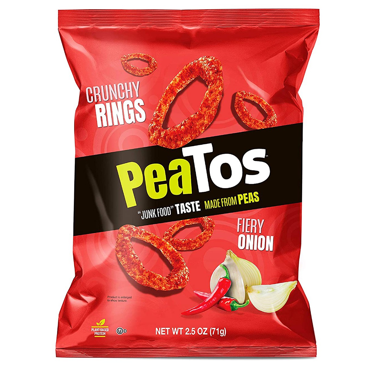 Peatos Crunchy Ring Fiery Onion 71g - Villa Market