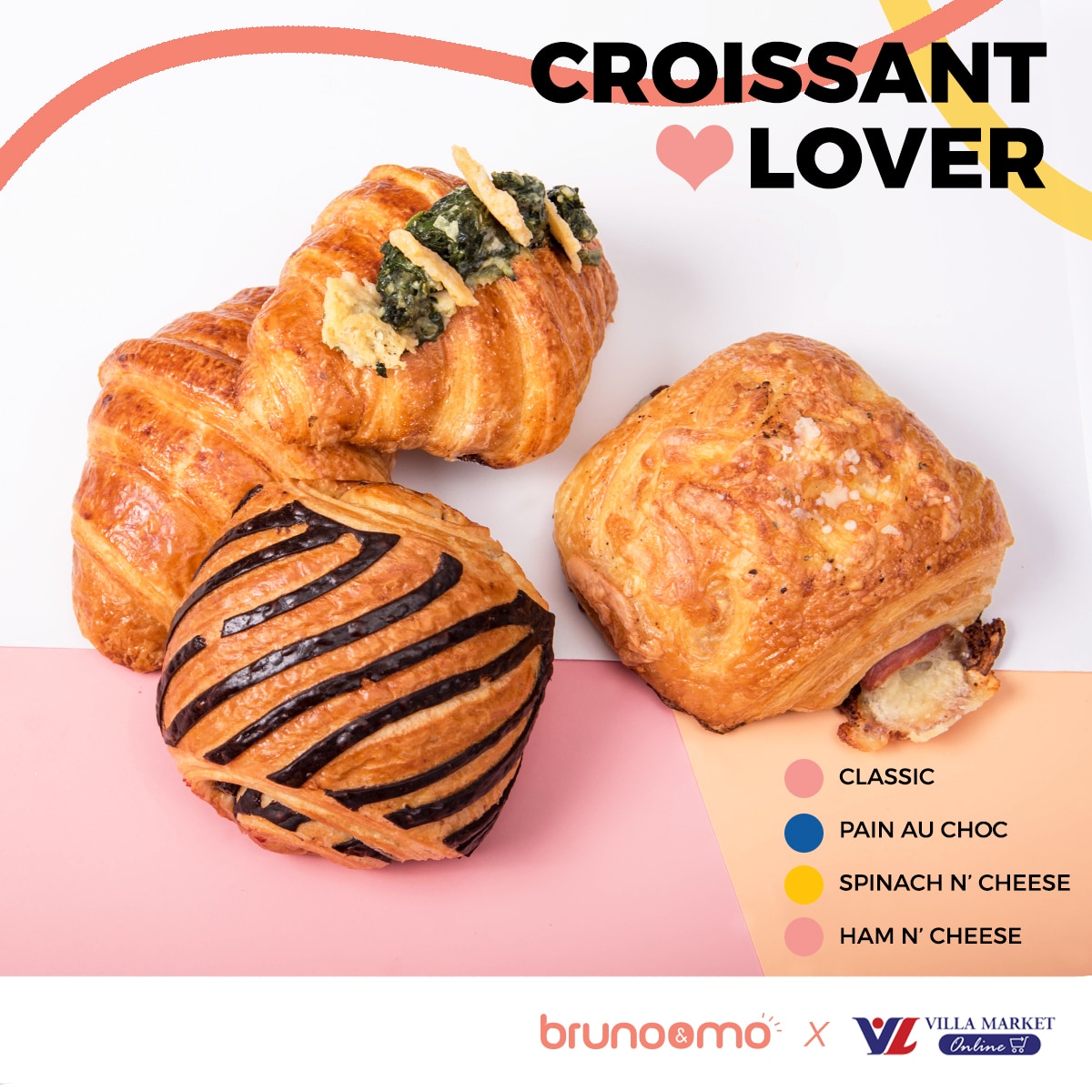 Bruno&Mo Cruffin Croissant Lover Set 1Set - Villa Market