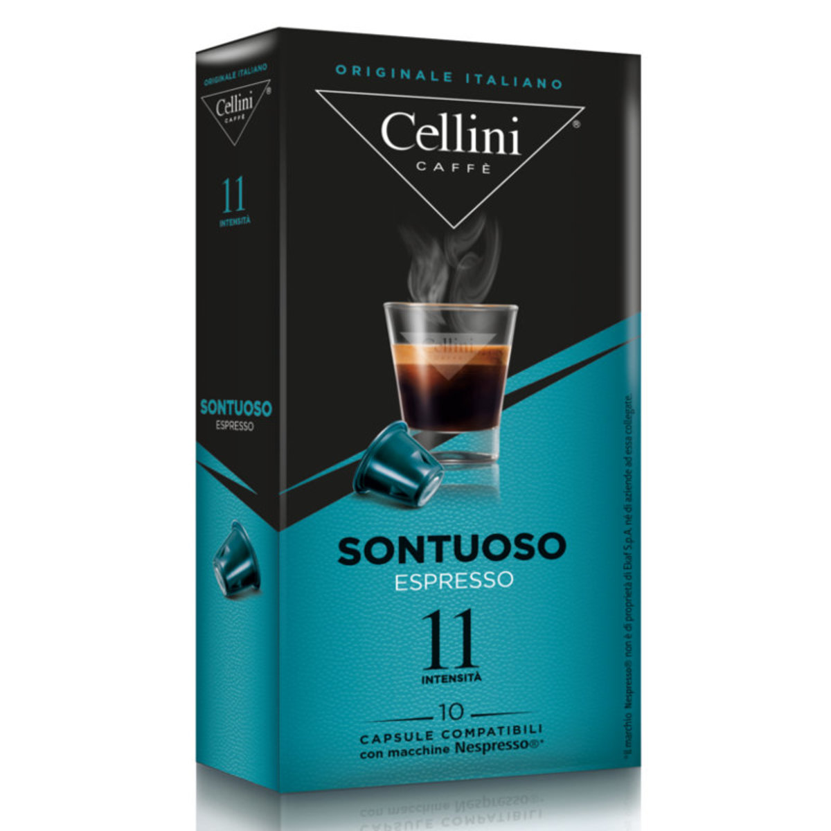 Cellini Sontuoso Coffee Capsules 10Caps - Villa Market